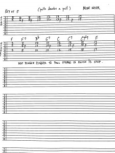 c6 tuning – Lap Steelin'